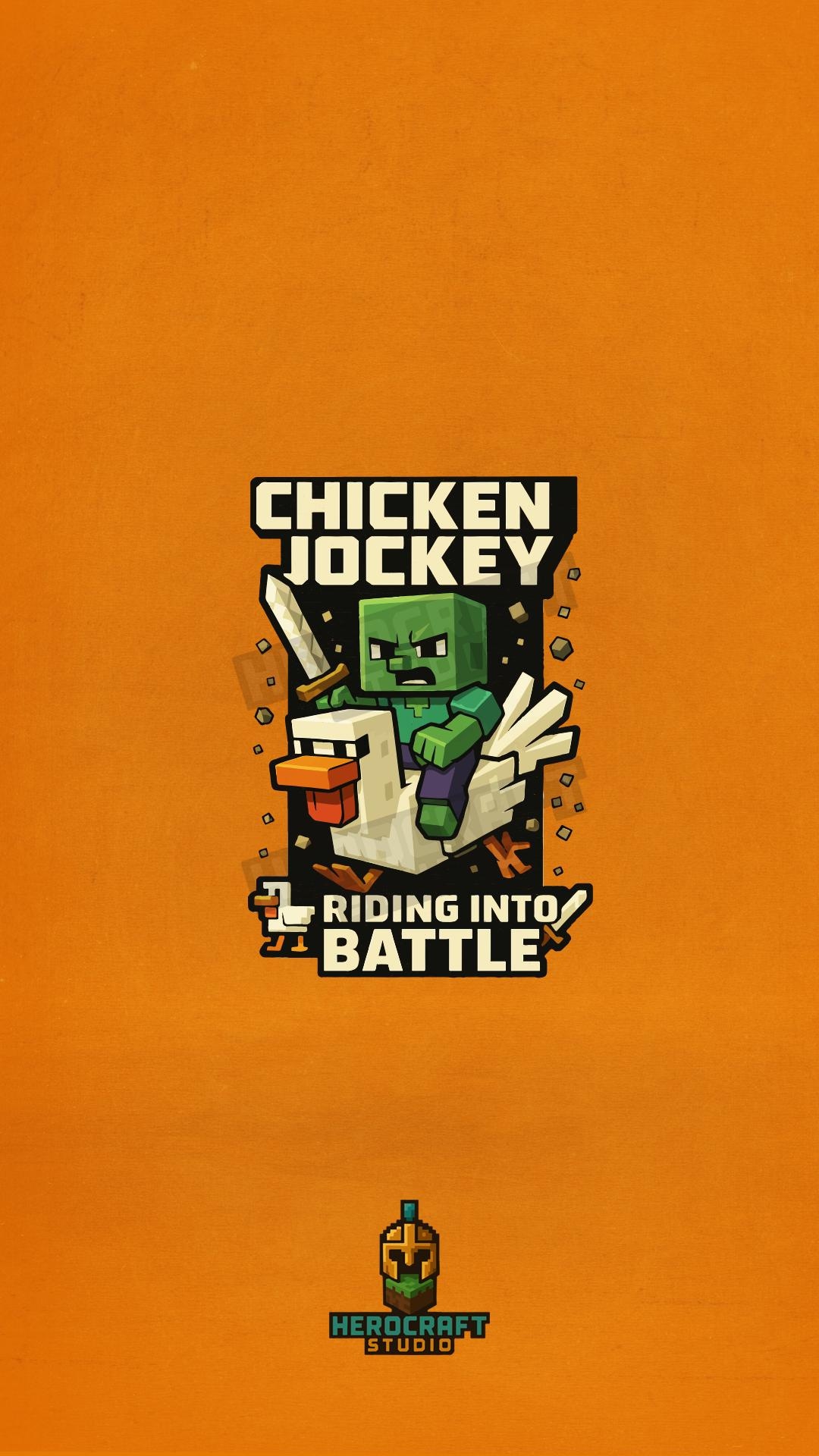 Minecraft Chicken Jockey SVG | Gamer Pixel Art (digital Download) - Etsy