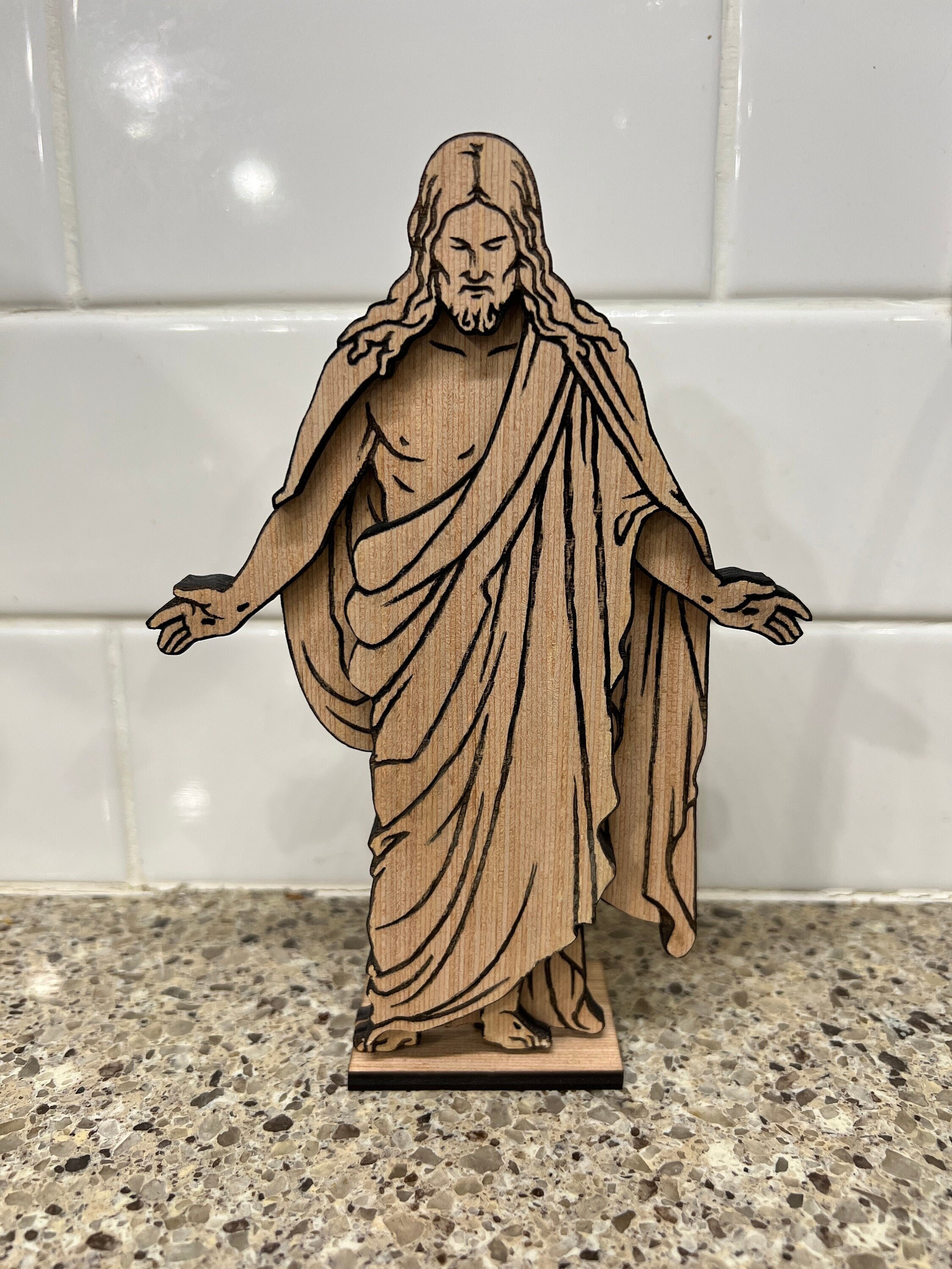 Layered Christus Laser Cut Out File. - Etsy