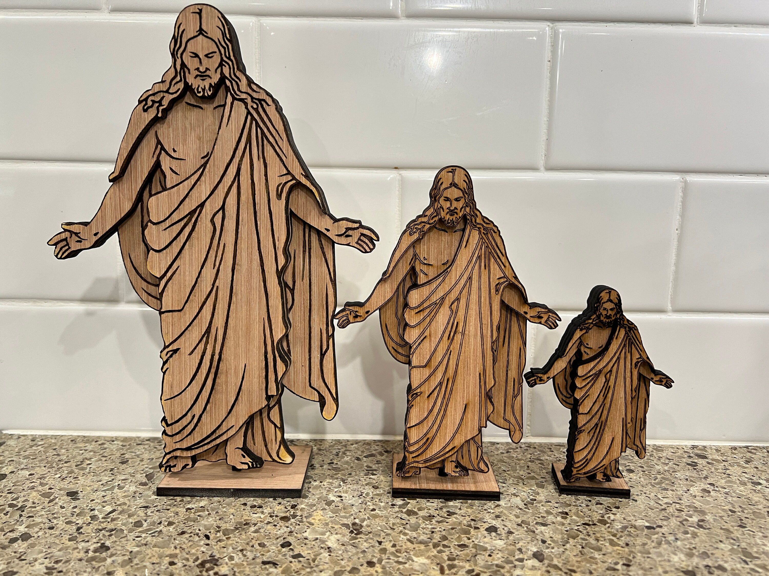 Layered Christus Laser Cut Out File. - Etsy