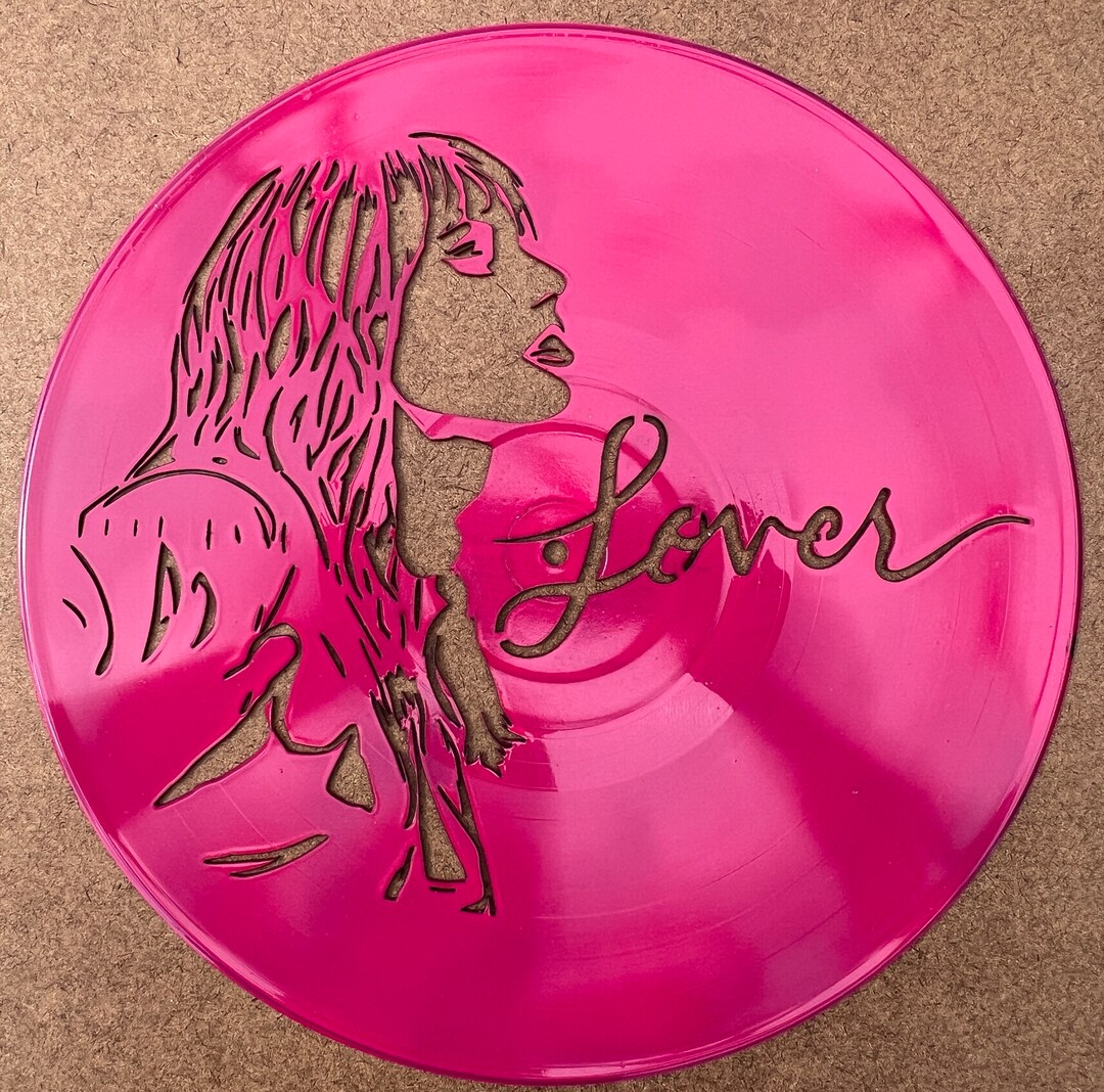 Taylor Swift Lover Vinyl Record Laser Cut Out Art - Etsy