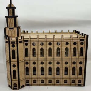 Digital St George Temple Laser Cut File 2 Sizes - SVG Only - Etsy