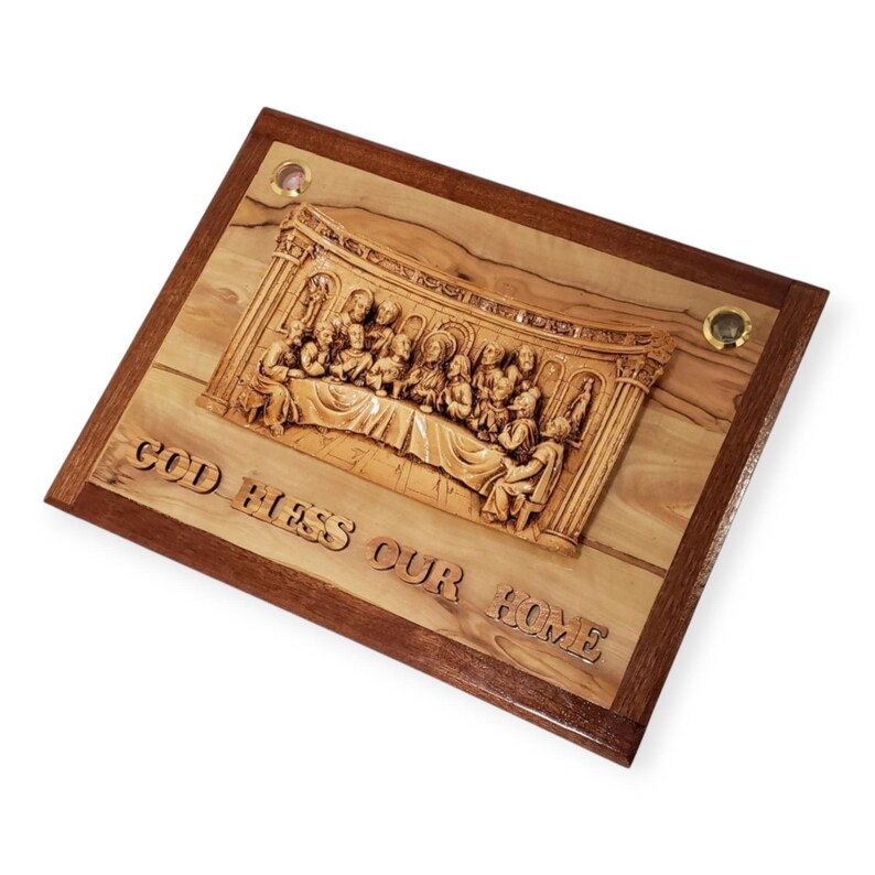 Last Supper Plaque From the Holy Land - Etsy