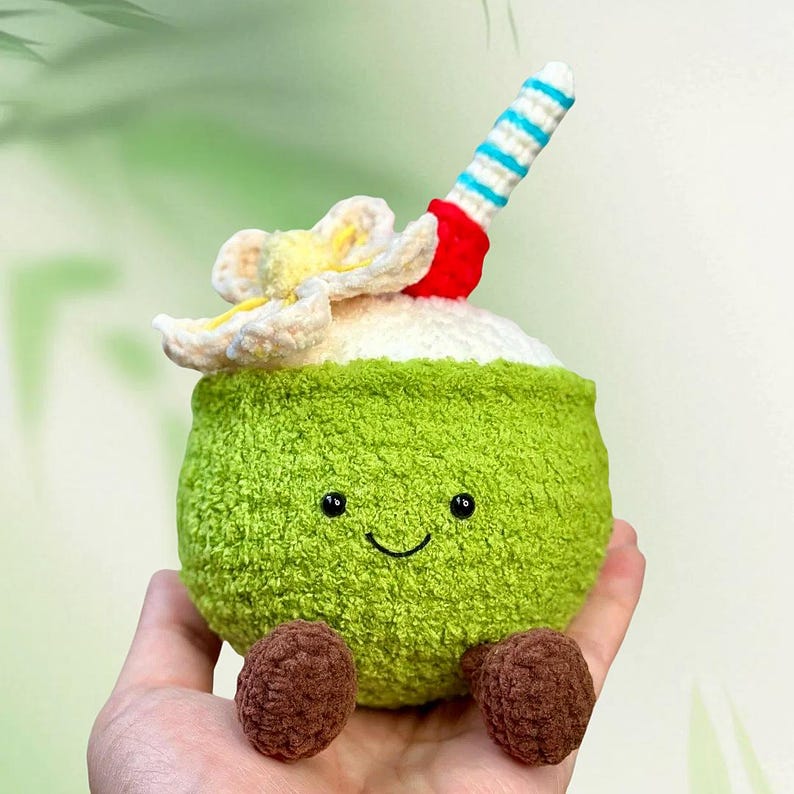 Crochet Coconut Plush Toy Pattern – Quick Gift (PDF Pattern) - Etsy