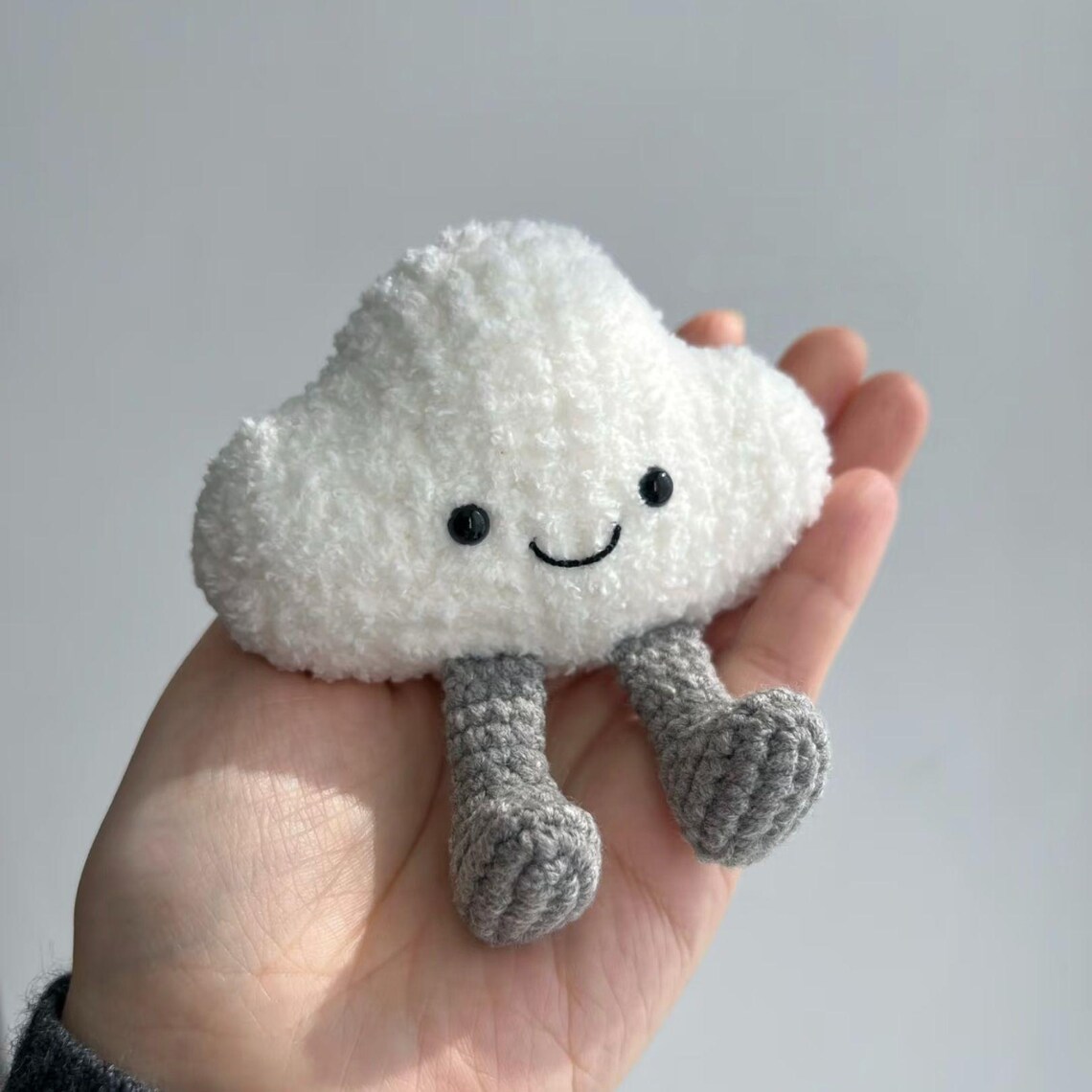 Crochet Cloud Pet Keychain Pattern, Easy DIY (PDF Download) - Etsy