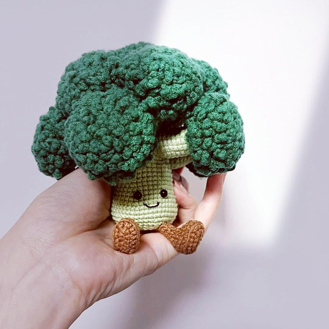 Crochet Broccoli Plush Toy Pattern - Chenille Yarn, US Terms (PDF ...
