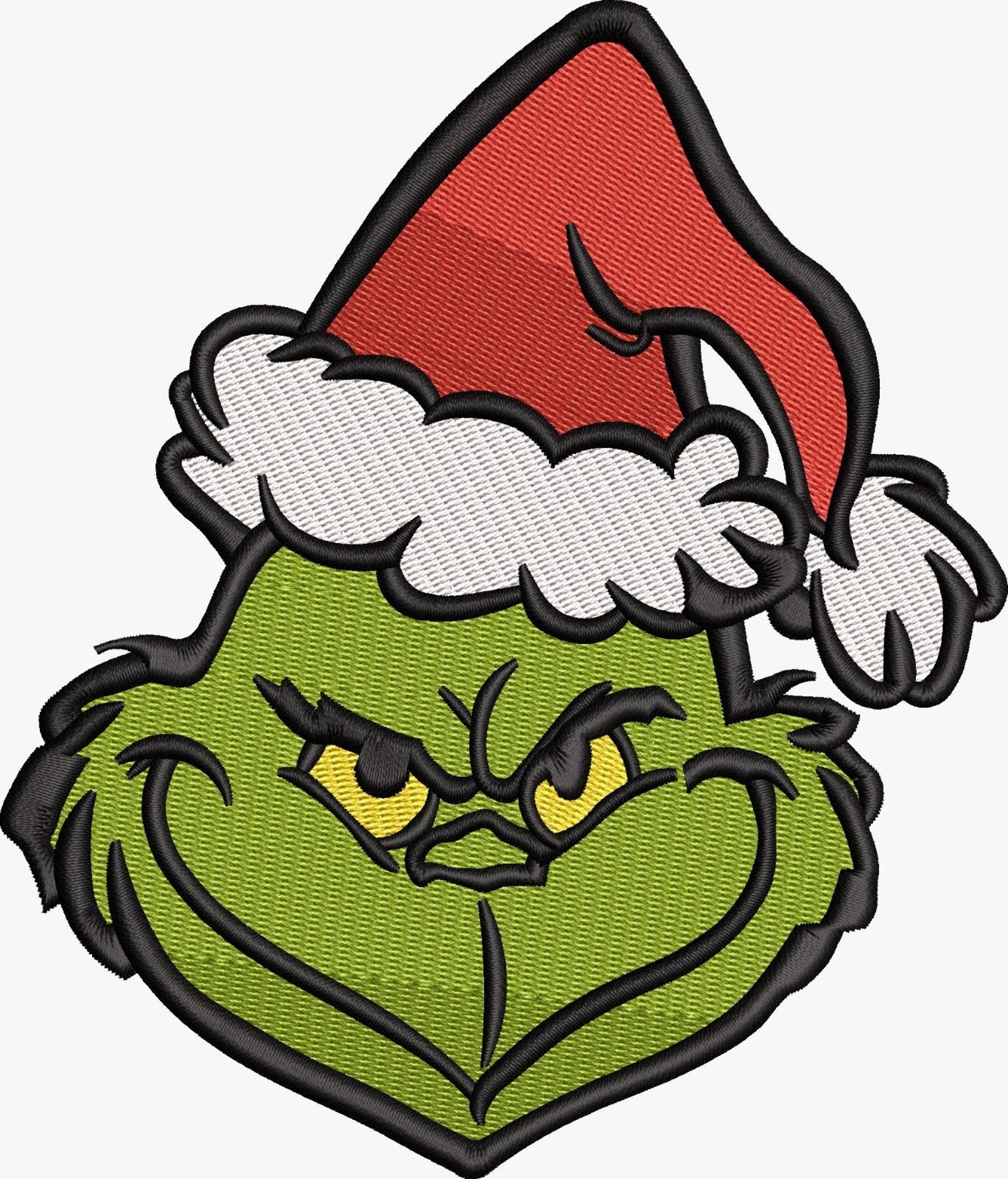 Grinch Christmas Embroidery Design - Etsy