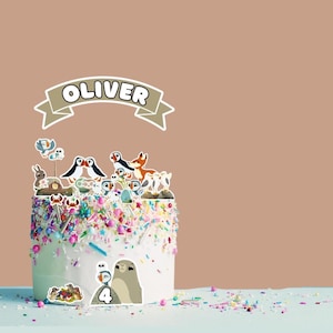 Puffin Rock | Cake Topper | Girls Birthday | Boys Birthday |printable ...