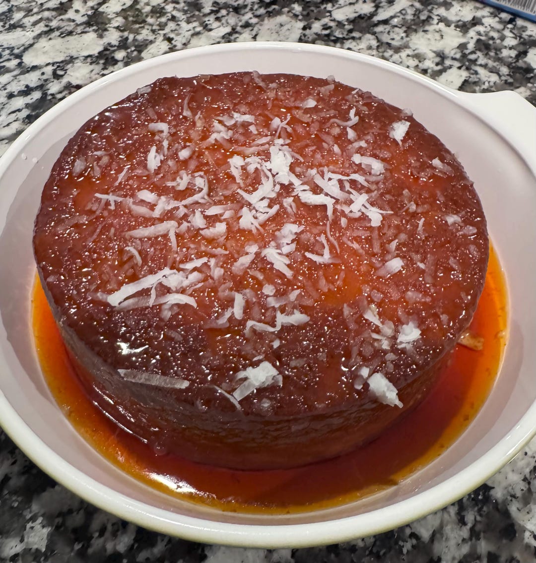 Cuban Recipe PDF – Coconut Bread Pudding | Traditional Dessert ...