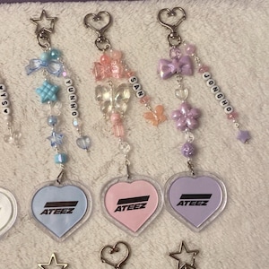 Custom ATEEZ Kpop Key Chain - Etsy