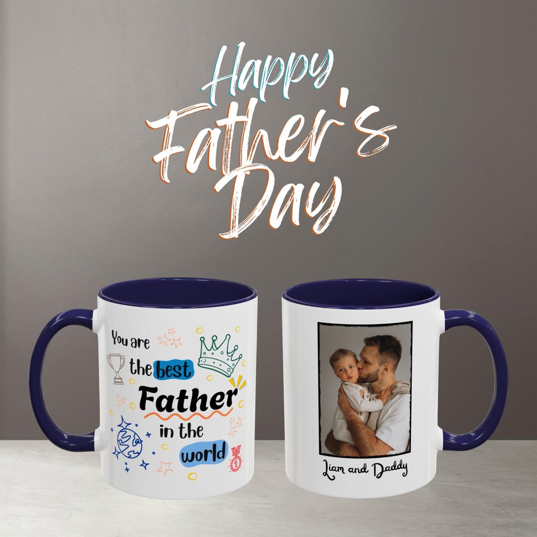 Custom Father Mug, Father's Day 2025 Gift, My Father Era Mug ...