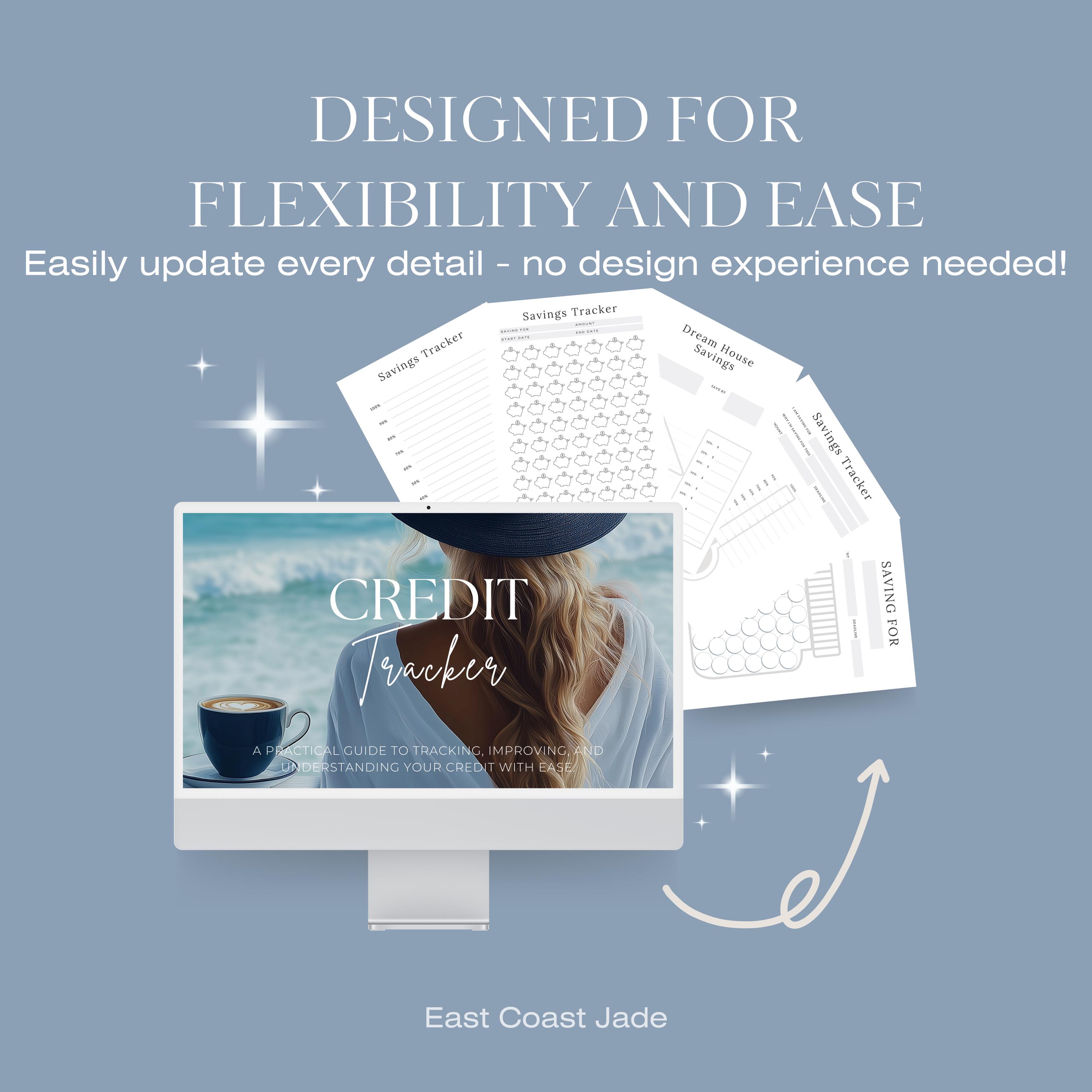Credit Tracker Printable | Credit Card Payment Log, Budget Planner ...