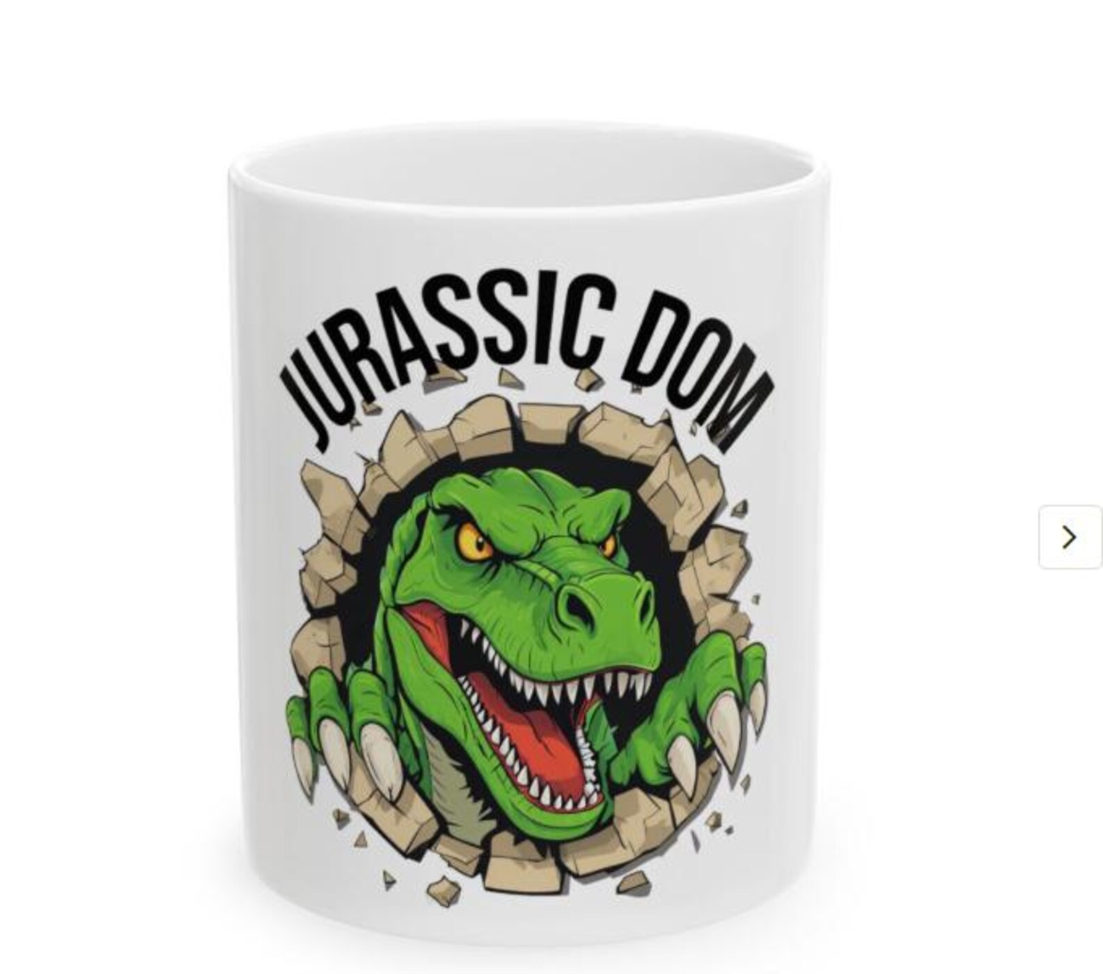 Jurassic Dom Dinosaur Mug, Cute Dino Tea Cup for Kids, Unique Coffee ...