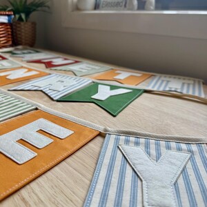 Handmade Fabric Name Banner - Kids Room Nursery Decor - Etsy