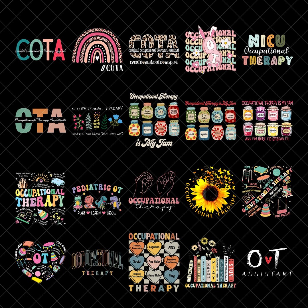 Occupational Therapy PNG Bundle, OT Cota, Occupational Therapist Heart ...
