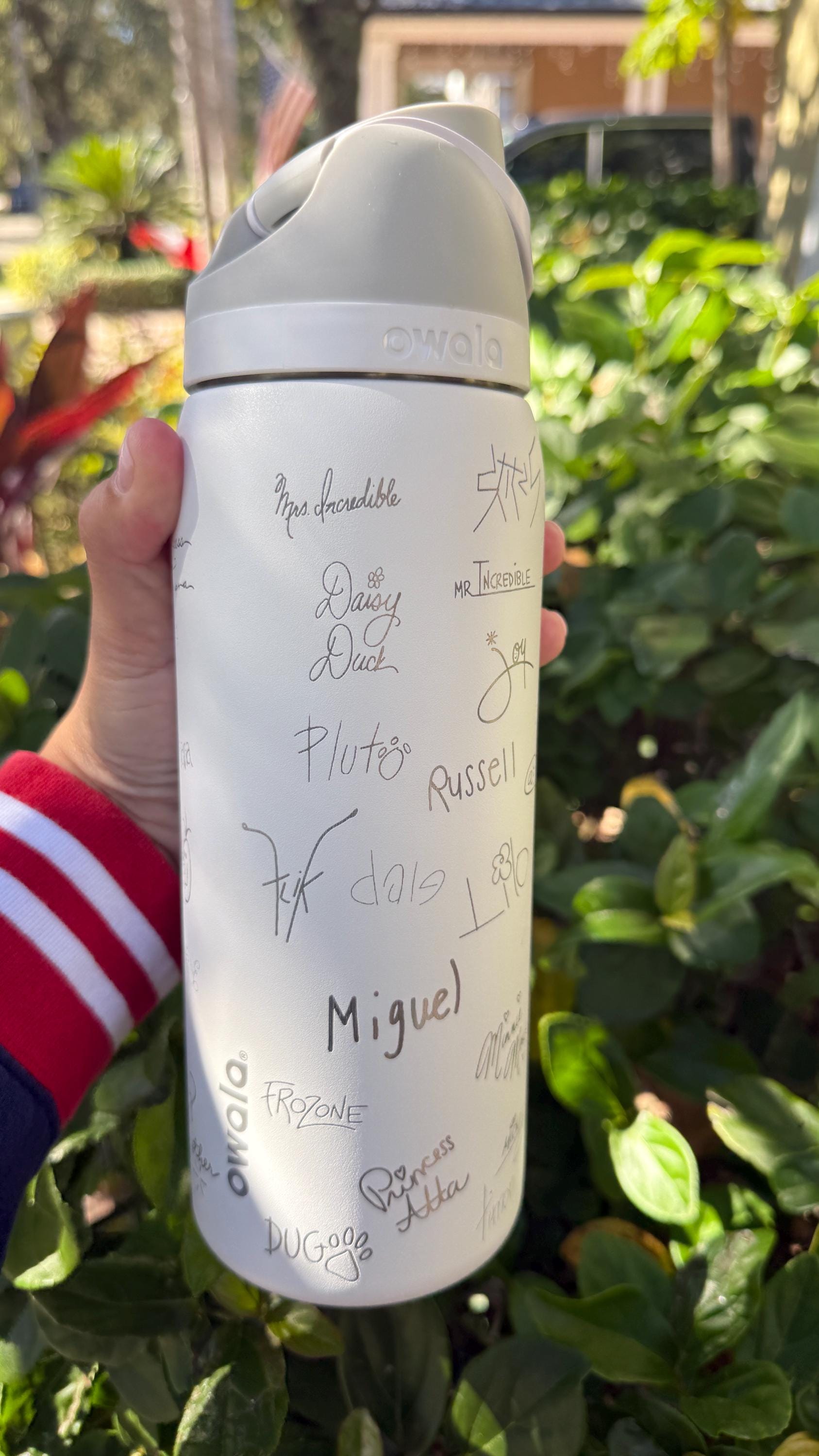 Custom Owala 24oz/ 32oz /40oz Water Bottle – Laser Engraved Character ...