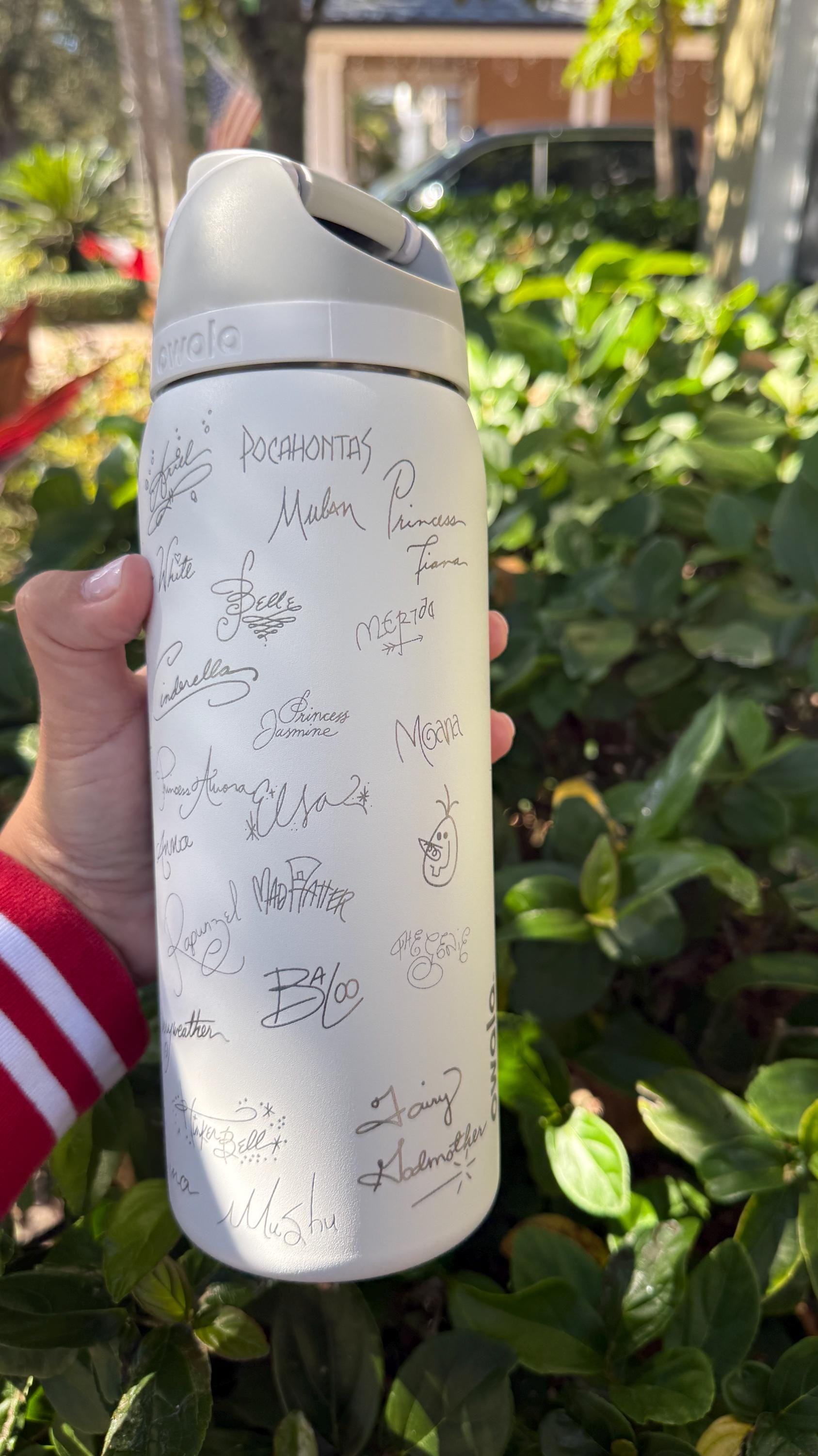 Custom Owala 24oz/ 32oz /40oz Water Bottle – Laser Engraved Character ...
