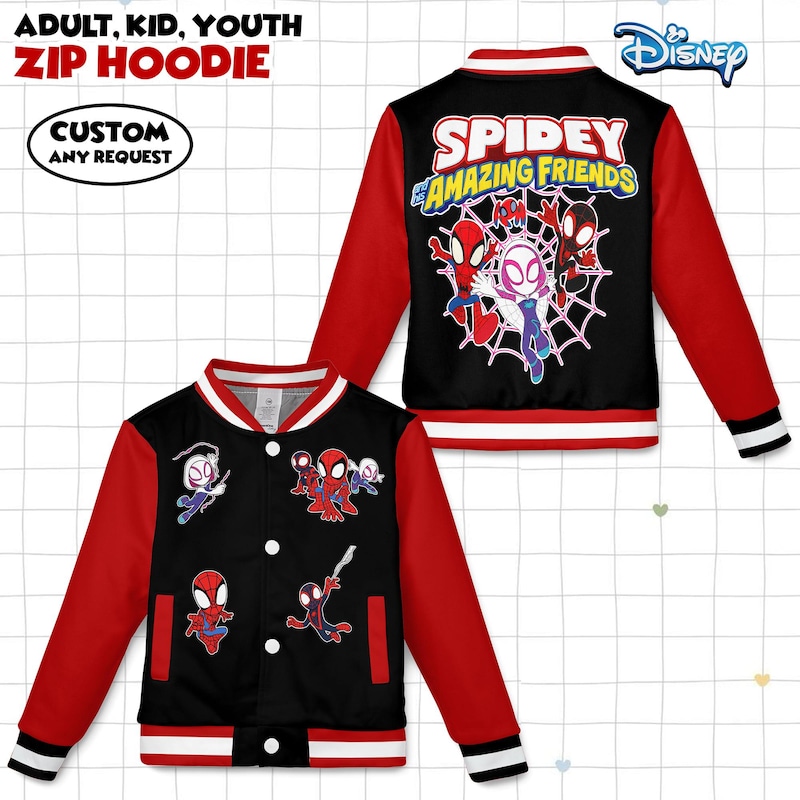Spiderman Jacket - Etsy