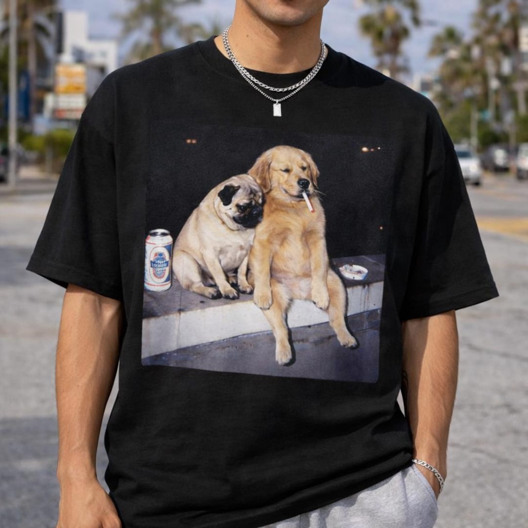 Funny Dog Meme Shirt, Motion Blur Dog Tee, Shitpost Aesthetic Graphic ...