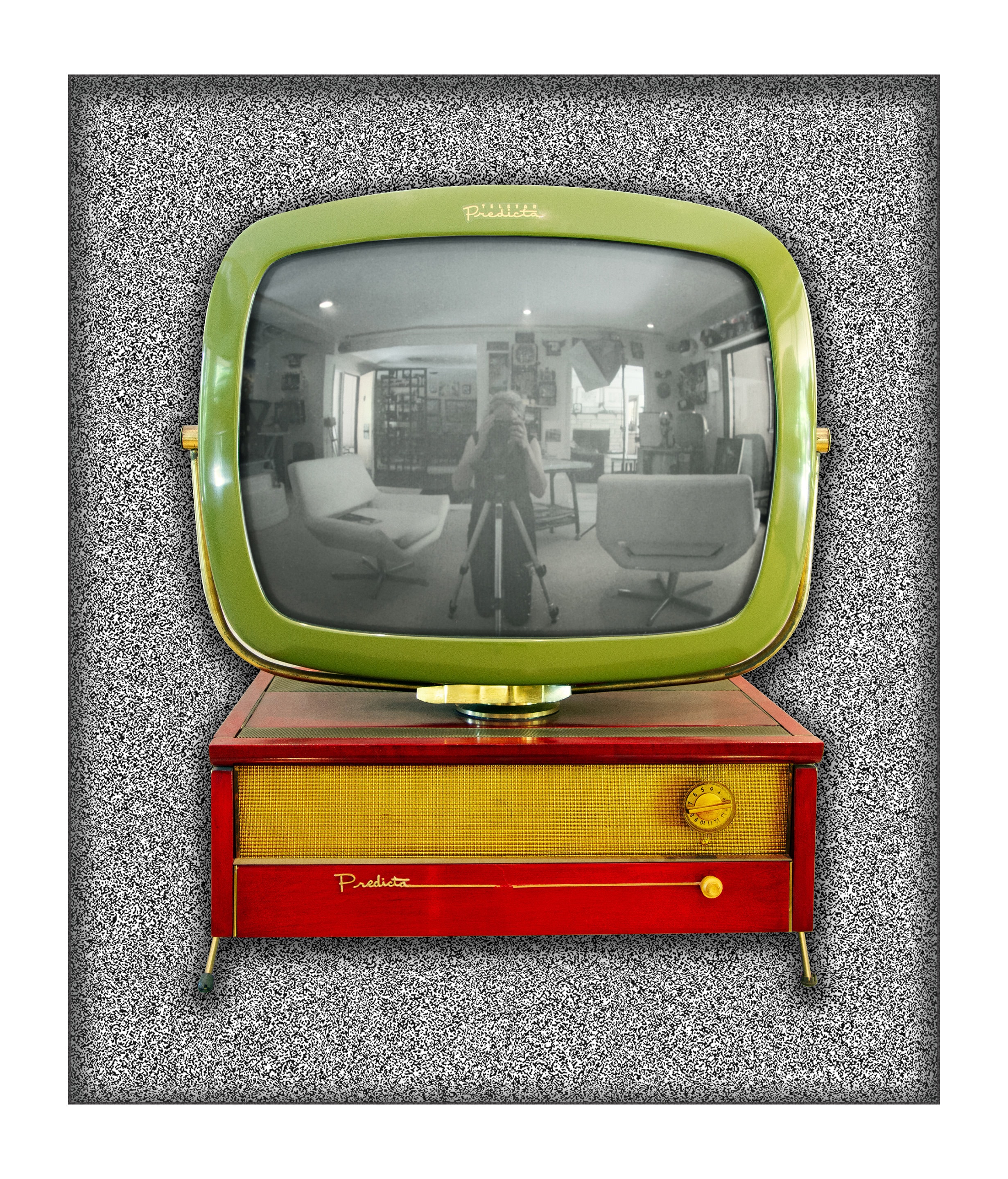 To Be in TV Midcentury Television Art, Original Photograph, Static ...