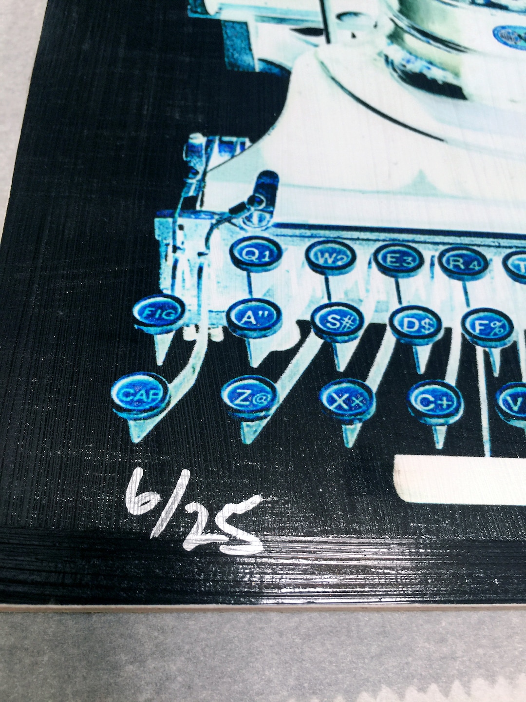 Original Typewriter Art - "ghost Writer" Limited Edition, Signed and ...