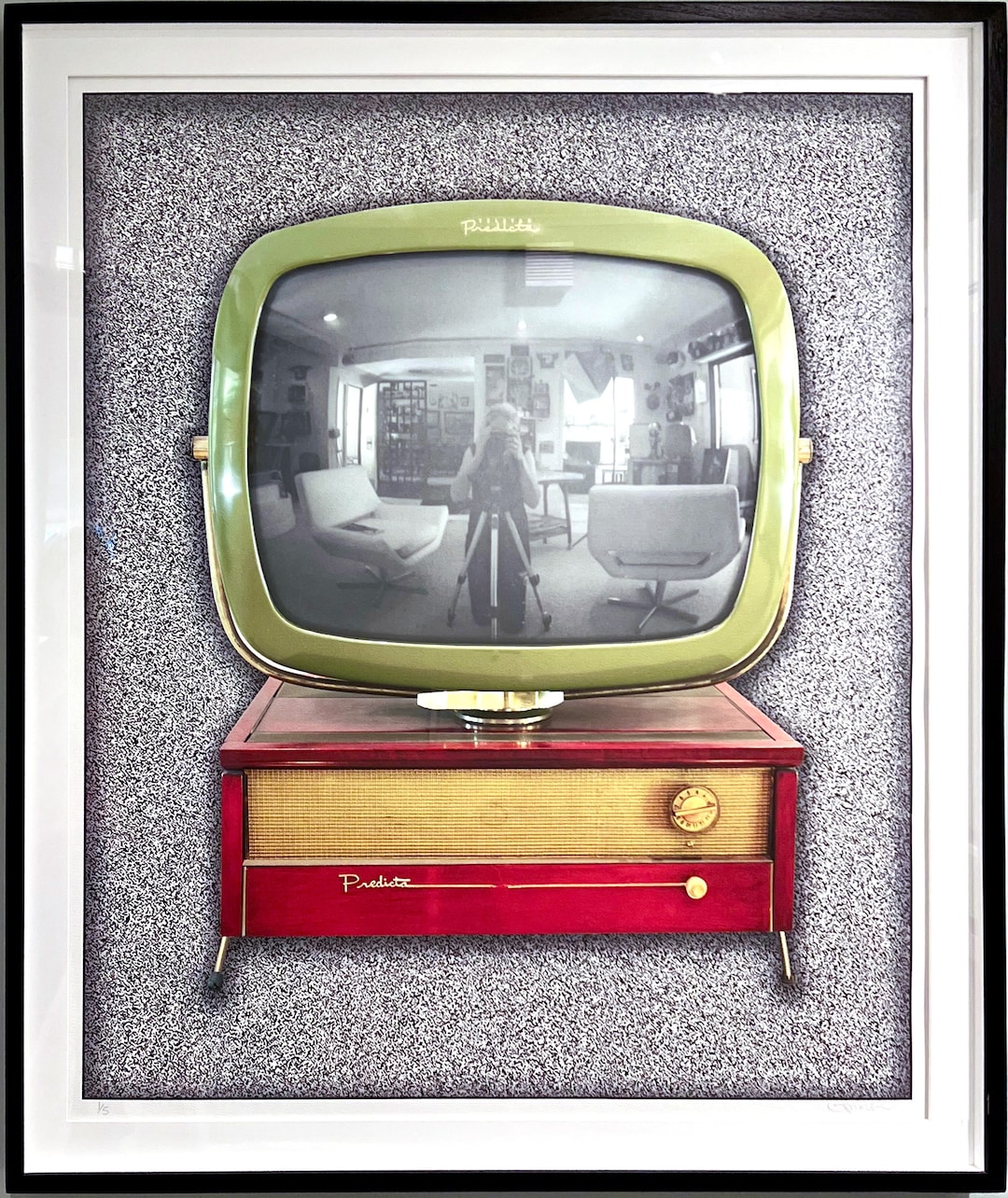 To Be in TV Midcentury Television Art, Original Photograph, Static ...