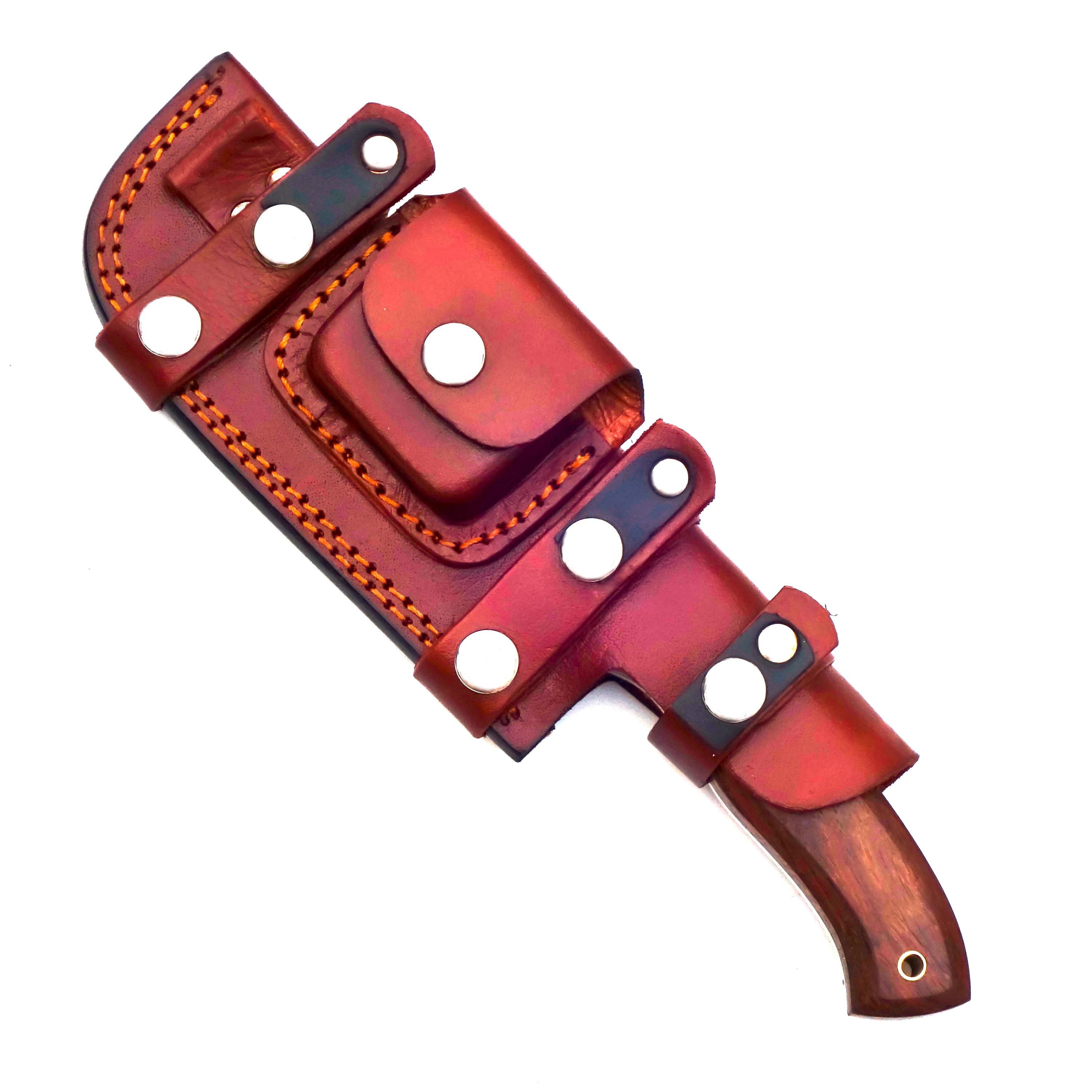 Horizantal Tracker Knife Sheath, Camping Knife Sheath, Bush Craft Knife ...