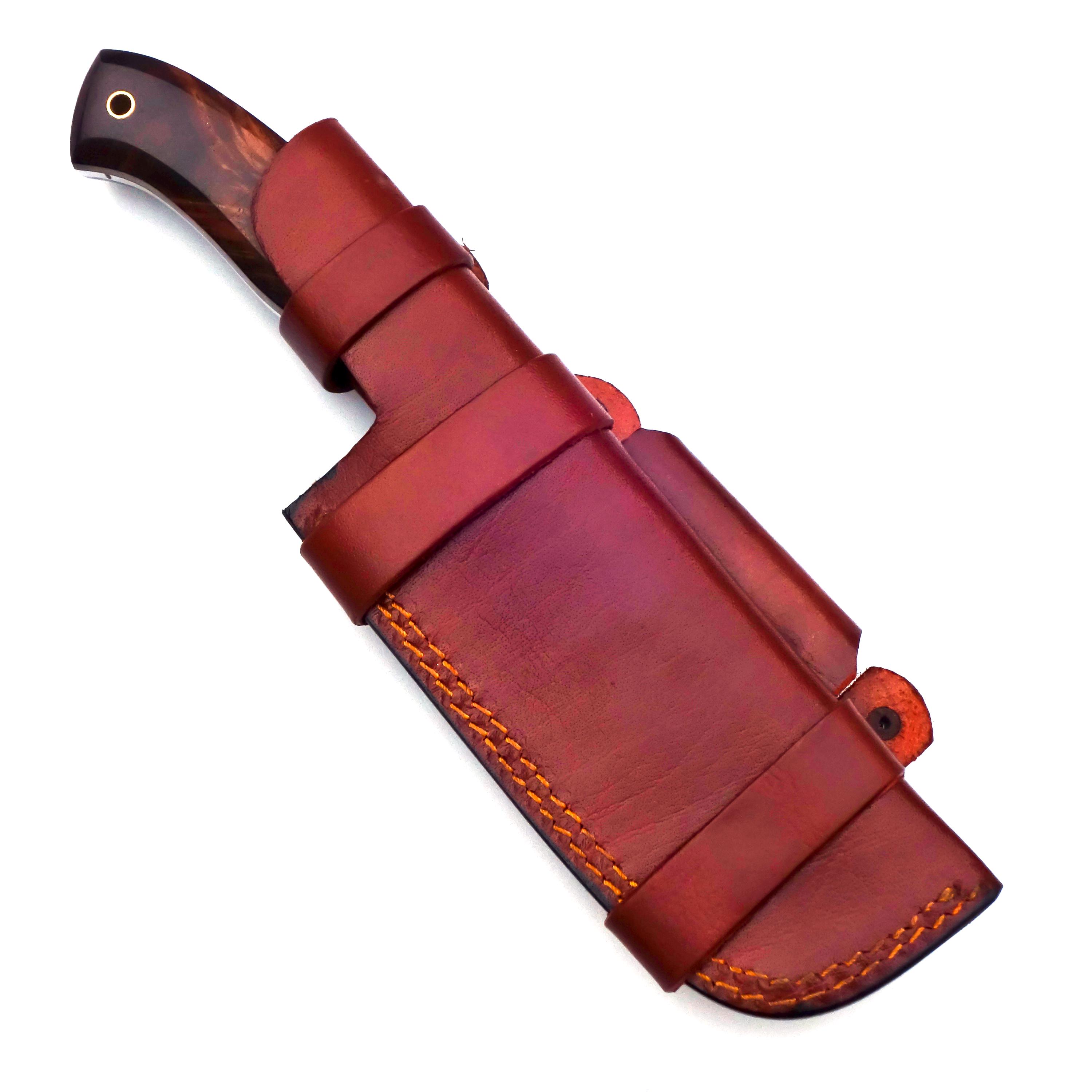 Horizantal Tracker Knife Sheath, Camping Knife Sheath, Bush Craft Knife ...