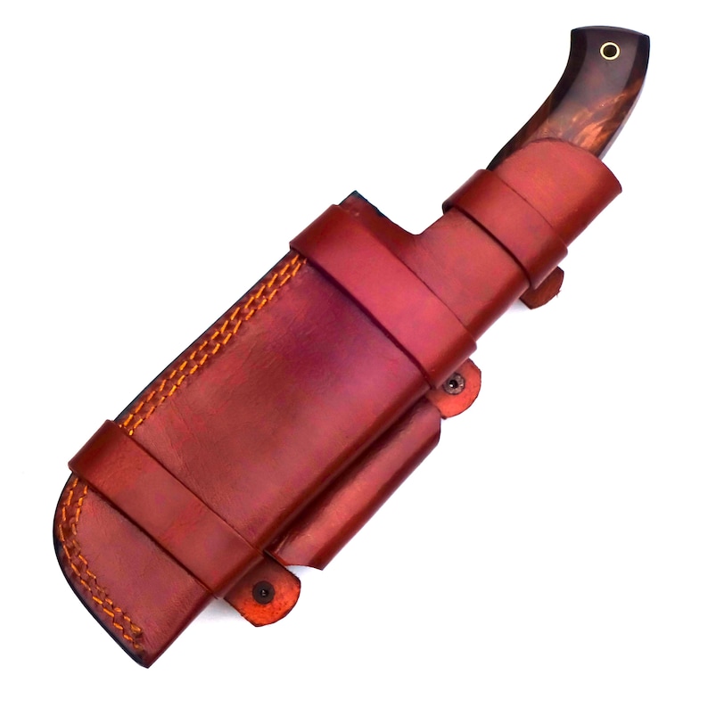Horizantal Tracker Knife Sheath, Camping Knife Sheath, Bush Craft Knife ...