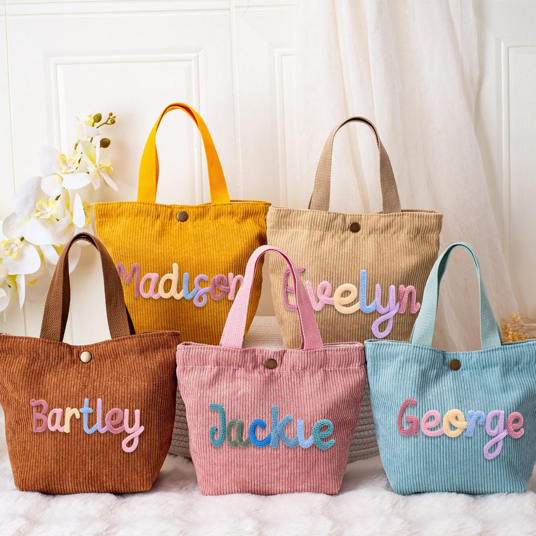 Personalized Name Tote Handbag: Custom Children's Gift,custom Name Tote ...