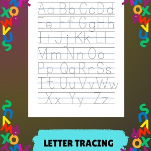 Alphabet Tracing Busy Book Printable Kids Printables PDF for ...