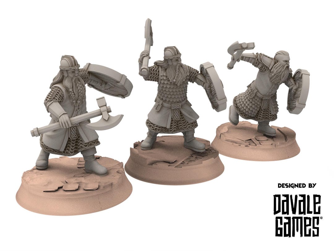 Dwarves - Kalak Warrior - Kalak Dwarves - Davale Games - Etsy