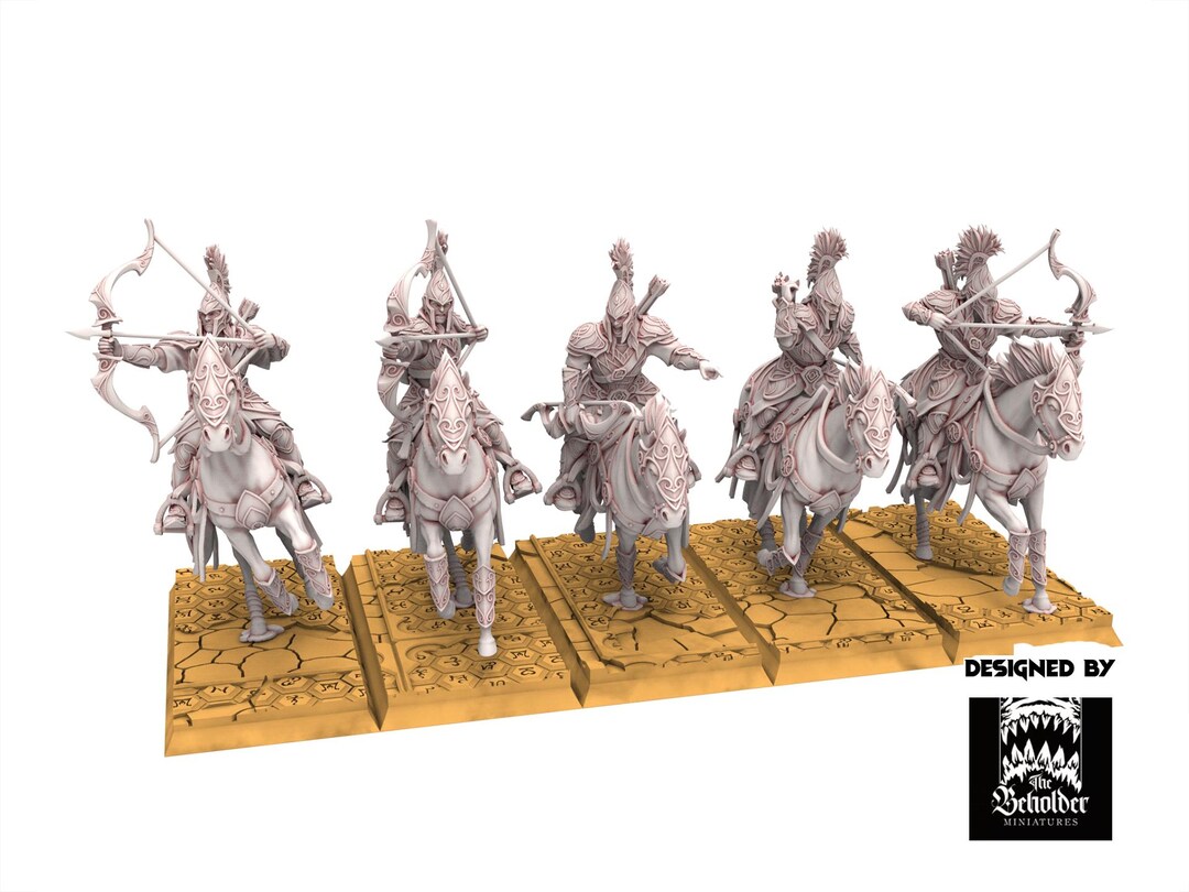 Hight Elf Realm - X5 Archers Cavalry - Silvermoor - the Beholder ...