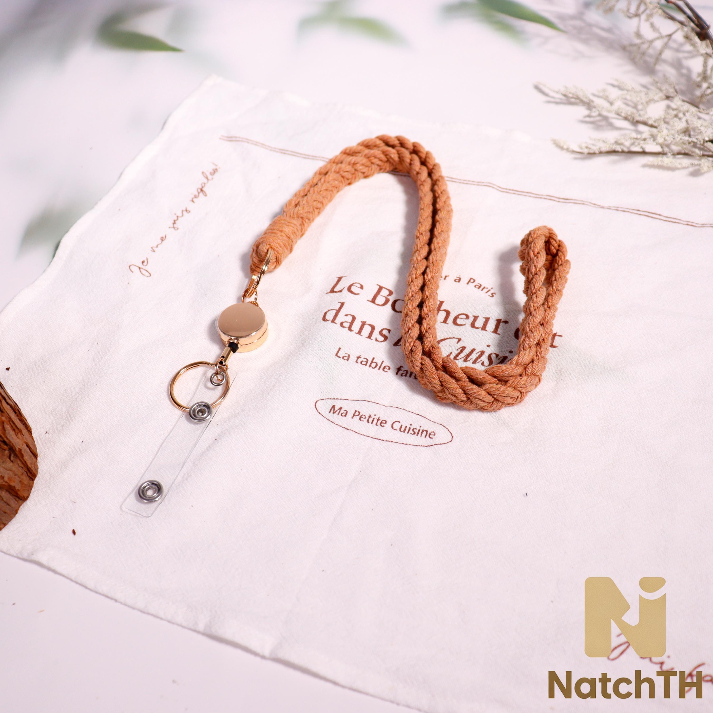 Boho Braided Lanyards,macrame Lanyards,cotton Lanyard for ID Badge ...