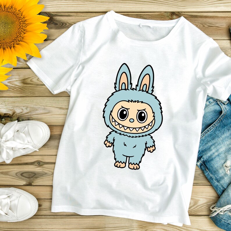 Labubu Designs SVG Bundle, Labubu Clipart, Labubu PNG, Cute Labubu Vector, Cartoon Character SVG ...