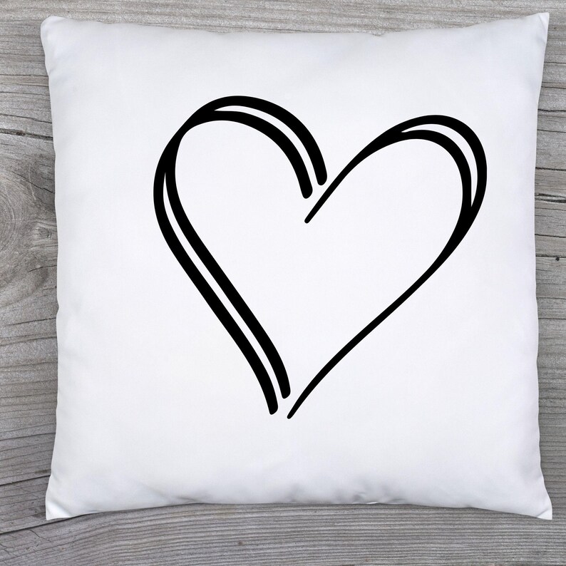 Heart Svg Bundle, Heart Doodle Svg, Hand Drawn Heart Svg, Heart Clipart ...
