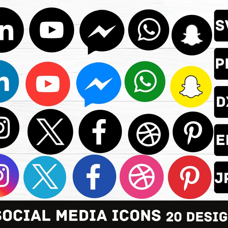 Pinterest Stickers - Etsy