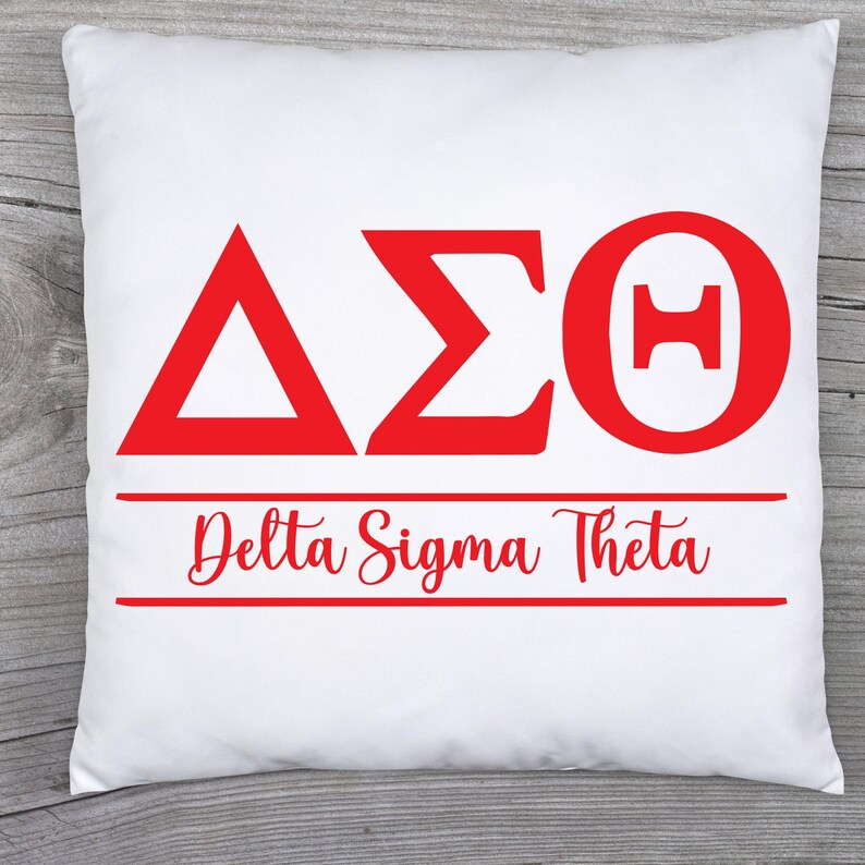 Delta Sigma Theta SVG Bundle: Sorority Greek Letters, Hand Sign ...
