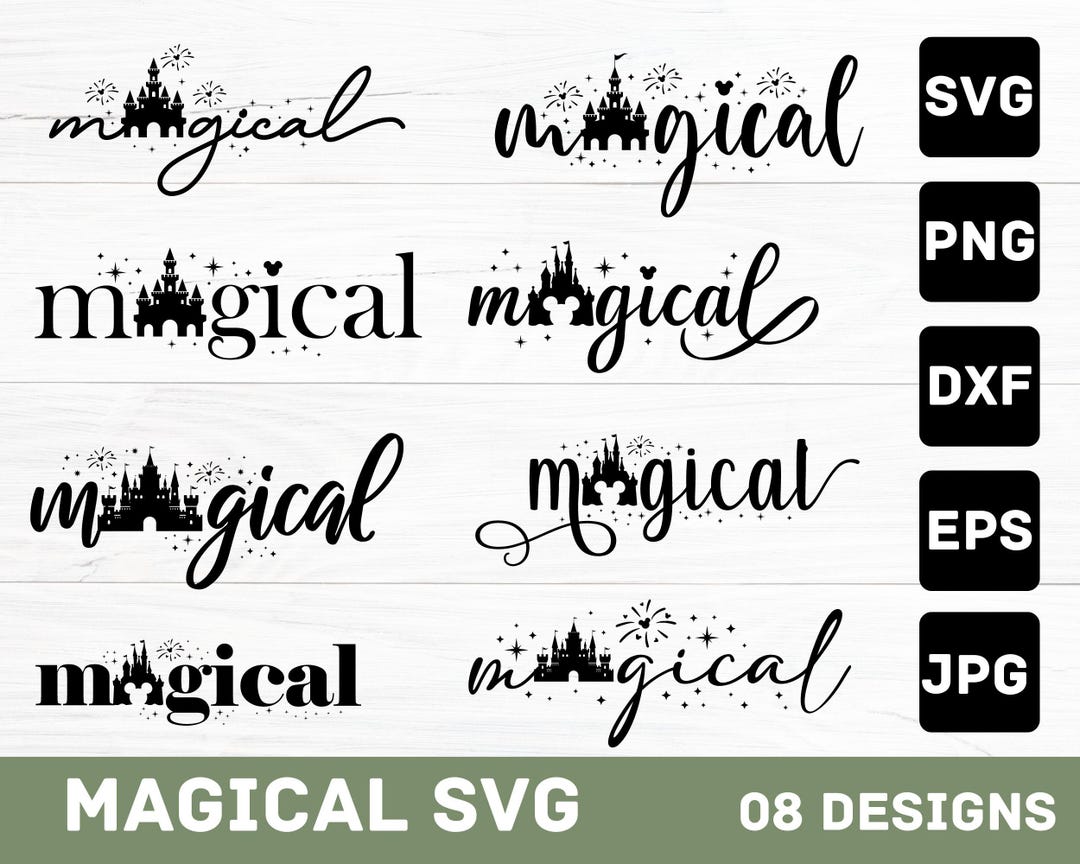 Magical Castle Svg Png Dxf, the Happiest Place on Earth Svg Png,instant ...