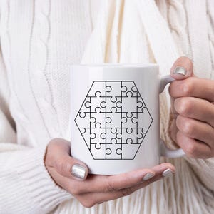 Puzzle Template SVG Bundle: 20 Designs, Cutting Files (digital Download ...