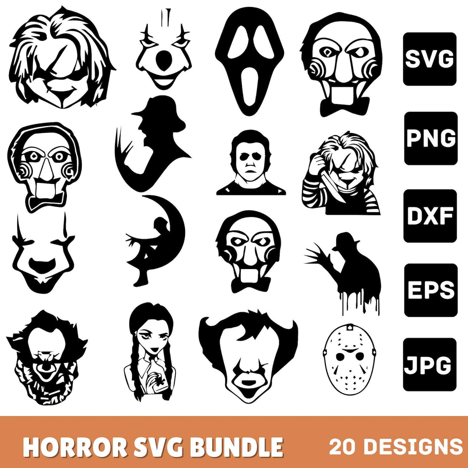Horror SVG Bundle, Horror Characters SVG, Horror Movie Svg Bundle ...