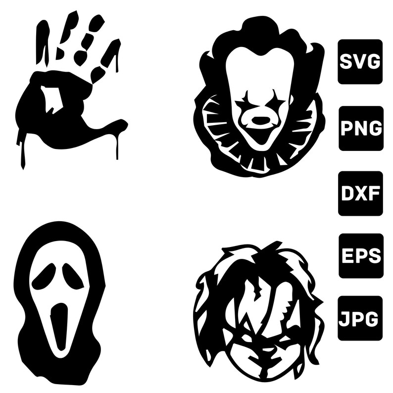 Horror SVG Bundle, Horror Characters SVG, Horror Movie Svg Bundle ...