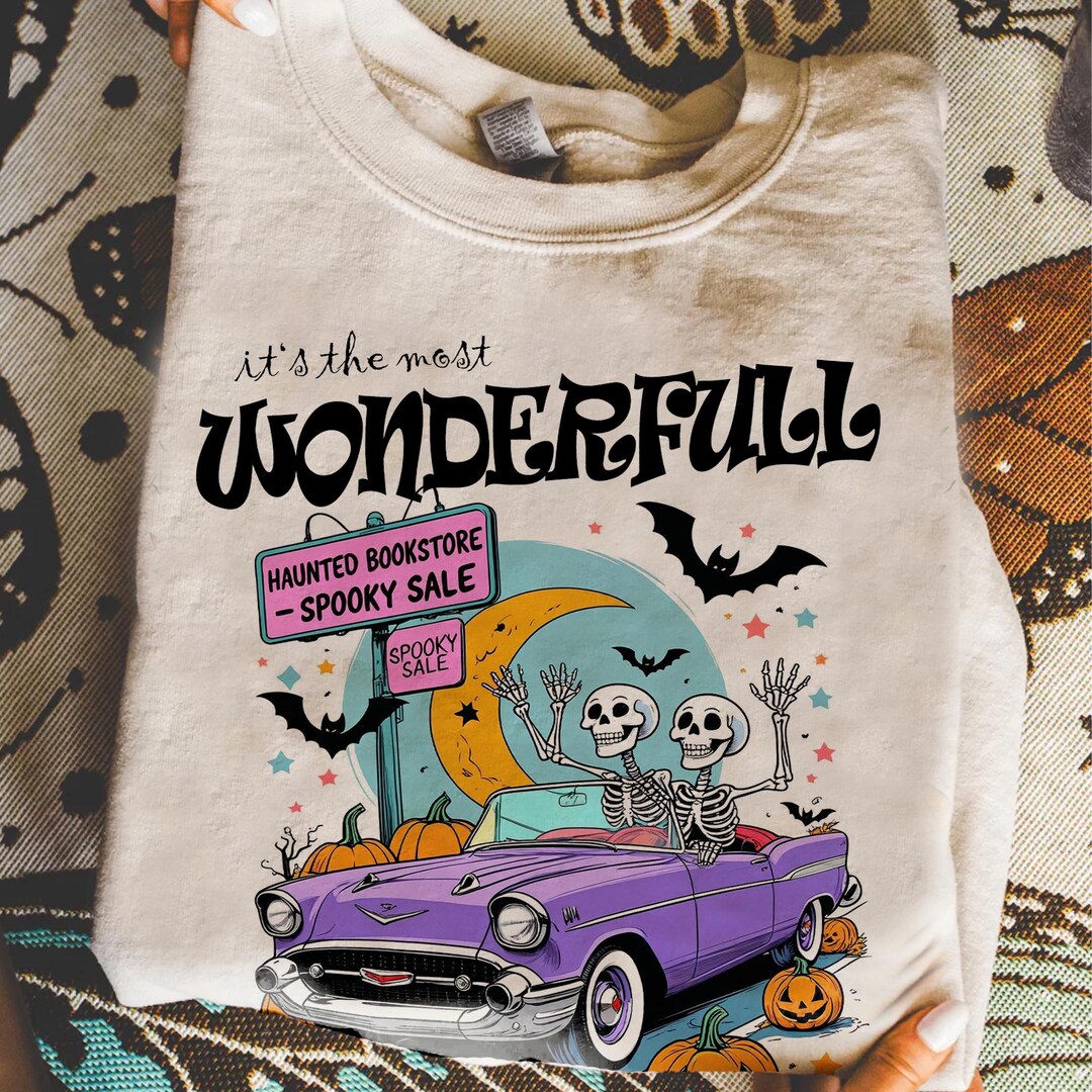 Retro It's the Most Wonderful Time of the Year Halloween Comfort Shirt ...