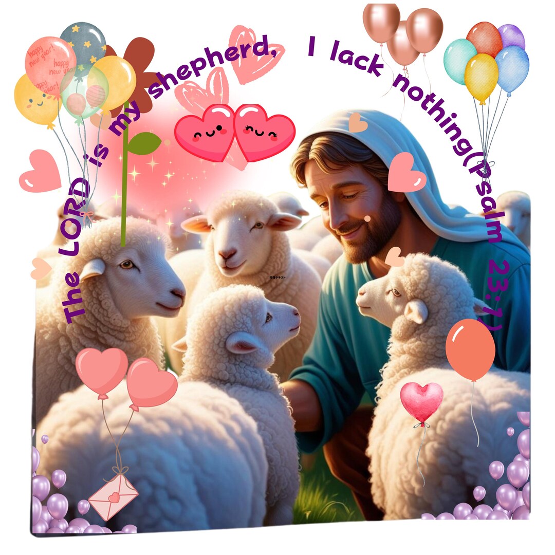 The LORD is My Shepherd - Psalm 23:1 Christian Poster - Etsy