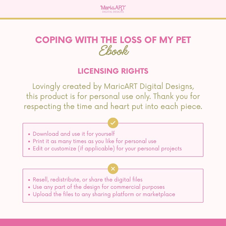 Pet Loss Grief Ebook, Coping With Pet Loss Guide, Pet Grief Support ...