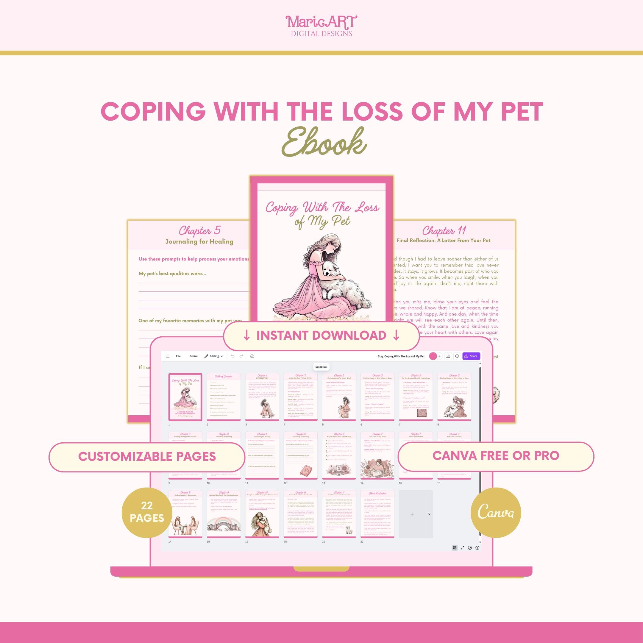 Pet Loss Grief Ebook, Coping With Pet Loss Guide, Pet Grief Support ...