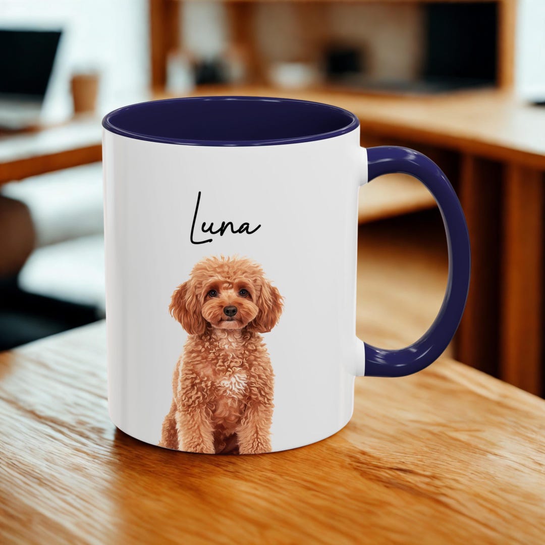 Custom Pet Photo Mug: Personalized Dog or Cat Coffee Cup - Etsy