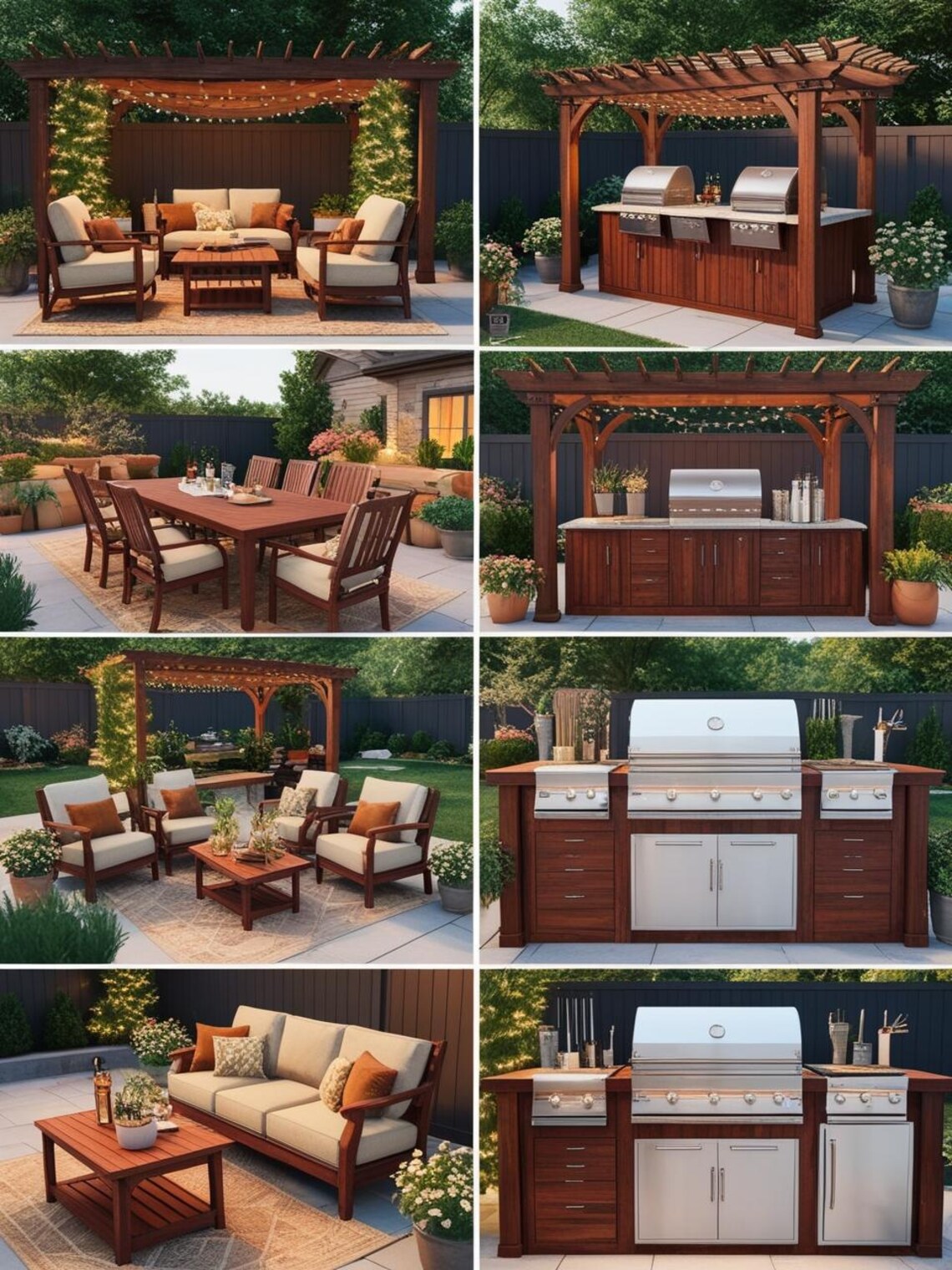BBQ Setup Guide | Outdoor Kitchen Planning PDF | Backyard Grill Zone ...