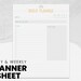Rainbow Daily and Weekly Planner Sheets - Print at Home Planner Sheets ...