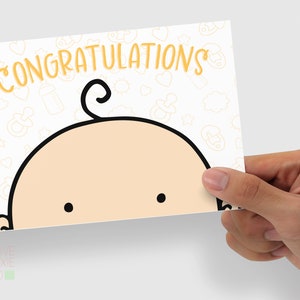 Congratulations Baby Card - New Baby Card - Newborn Card - Baby Boy ...