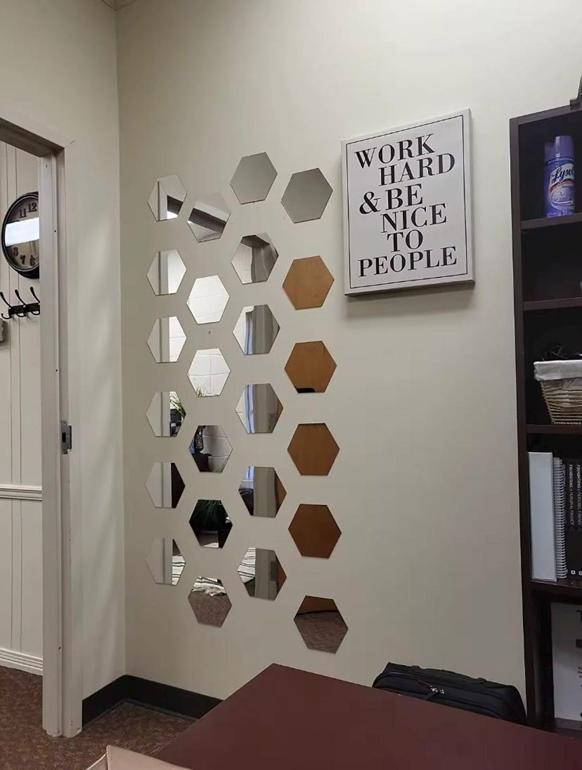 3D Hexagon Mirror Stickers for Wall Decor - DIY Home Decoration for ...